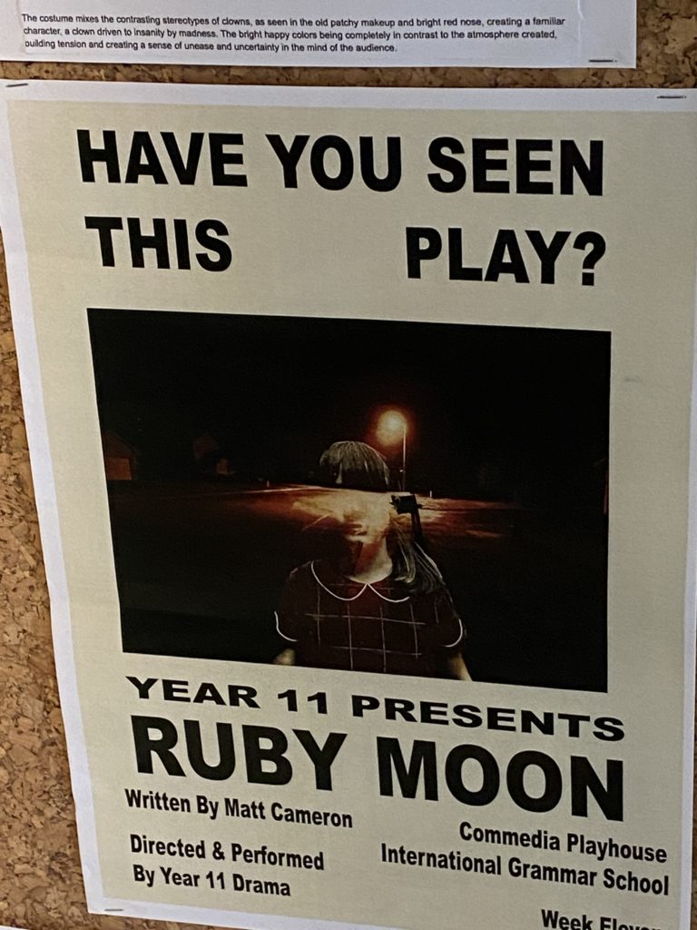 Year 11 Drama go deep | International Grammar School Sydney