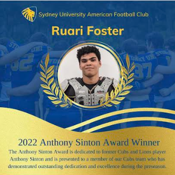 Ruari receives award for dedication and excellence | International ...