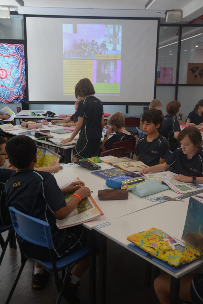 New classroom for 4 Blue | International Grammar School Sydney