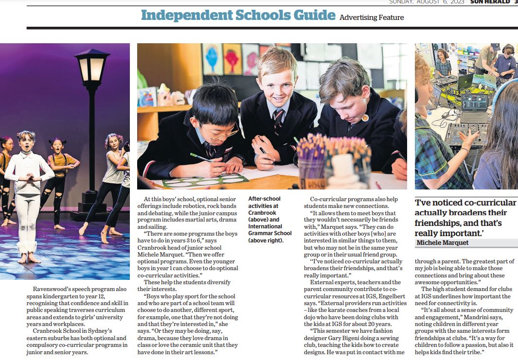 Beyond the classroom, popular IGS clubs